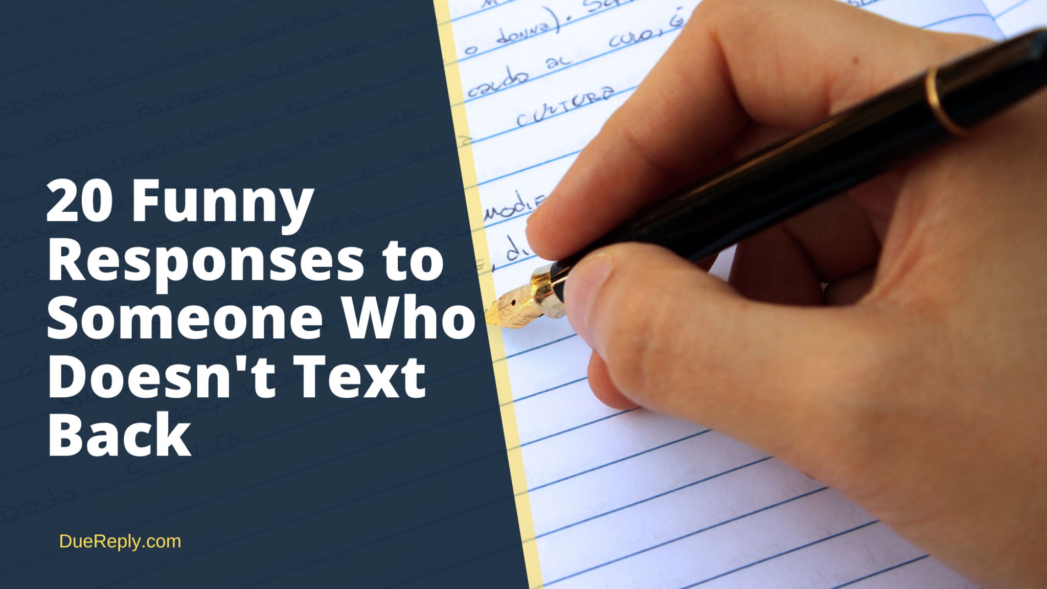 20 Funny Responses to Someone Who Doesn't Text Back - DueReply
